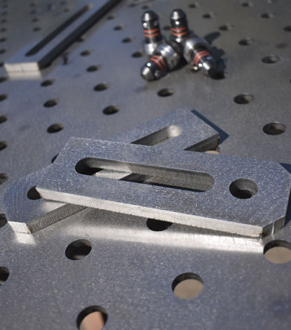 MAC - 150mm Slotted Stop Tab (Pack of 2x) - Fixture Weld Table Tooling ...