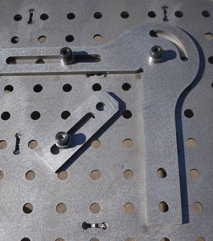 MAC - 250mm 90D Flat Angle Stop (10mm) Tab - Fixture Weld Table Toolin ...